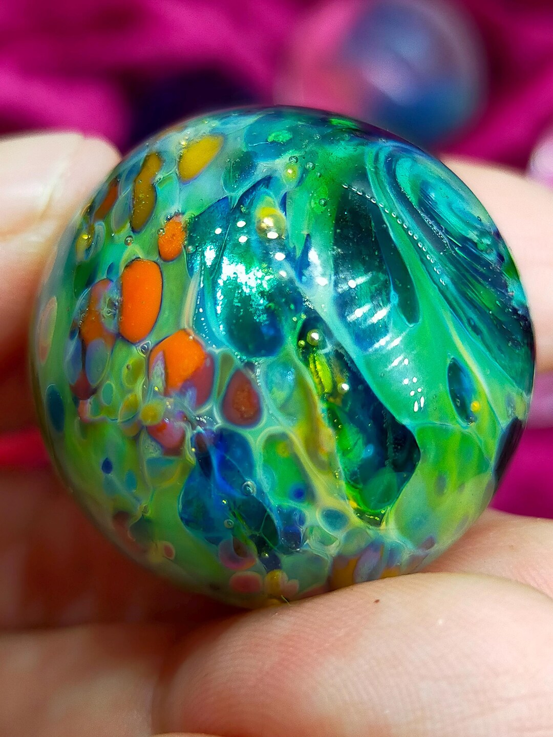 Contemporary Glass Marble, Stunningly Pretty Colours and Effects ...