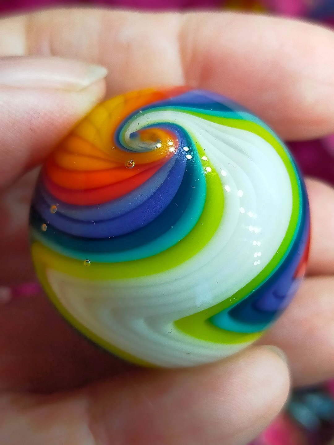 Colorful Glass Marble, Swirl Marble Handmade From Borosilicate Glass - Etsy