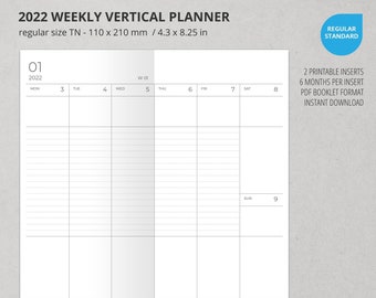 Midori Insert Weekly | Etsy