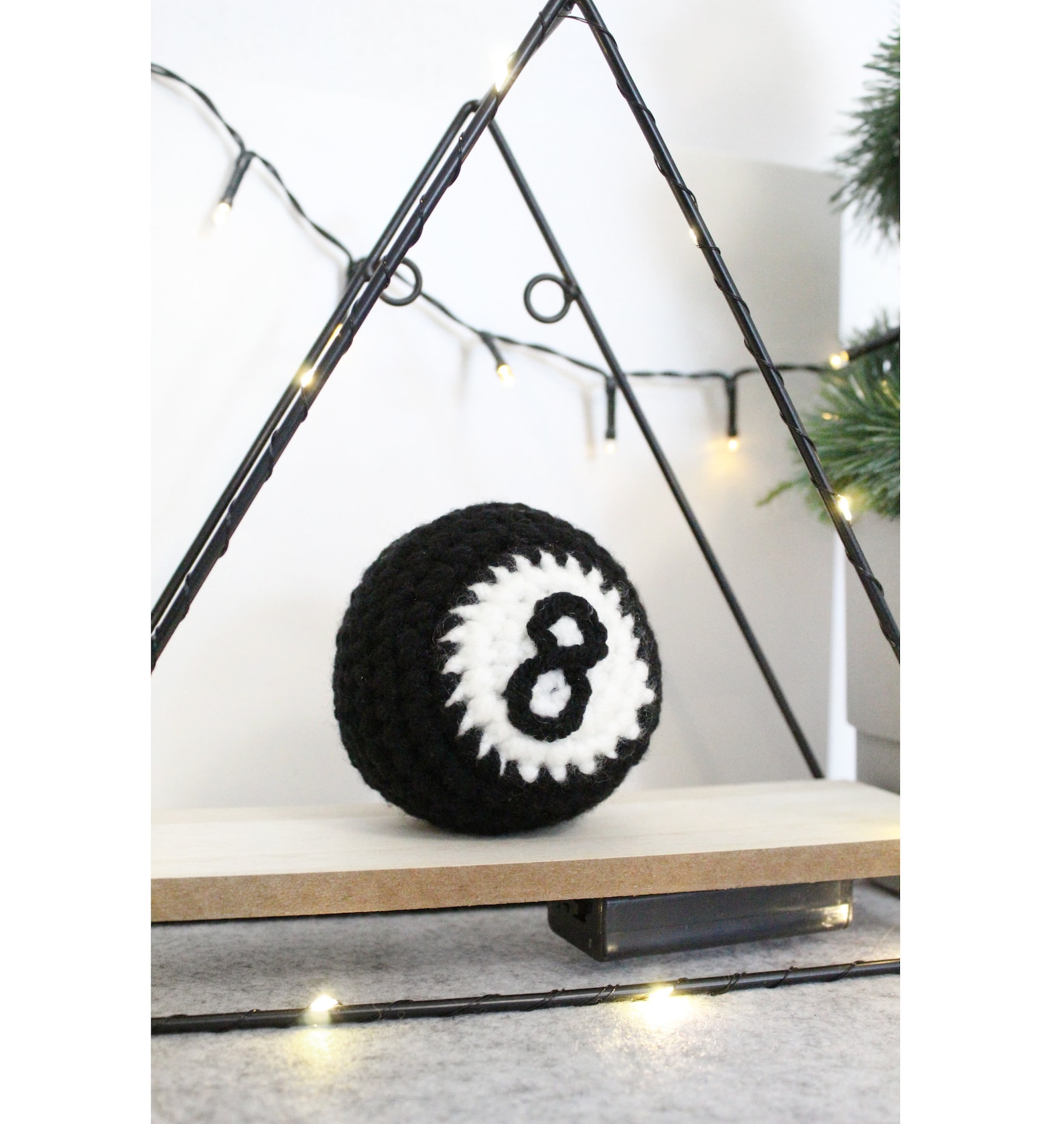 Eight Ball Plushie Toy Handmade 8 Ball 8-ball Amigurumi - Etsy