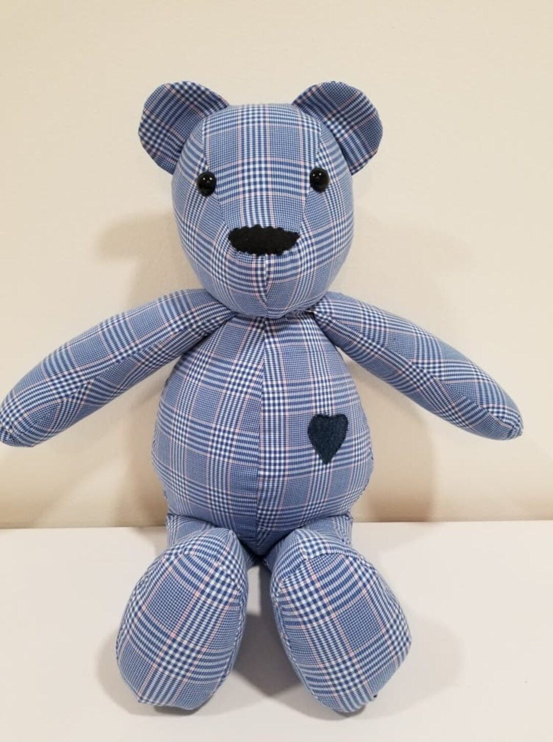 Memory Bear,bears Made From Loved Ones Clothing, 19" Bear,custom Made ...