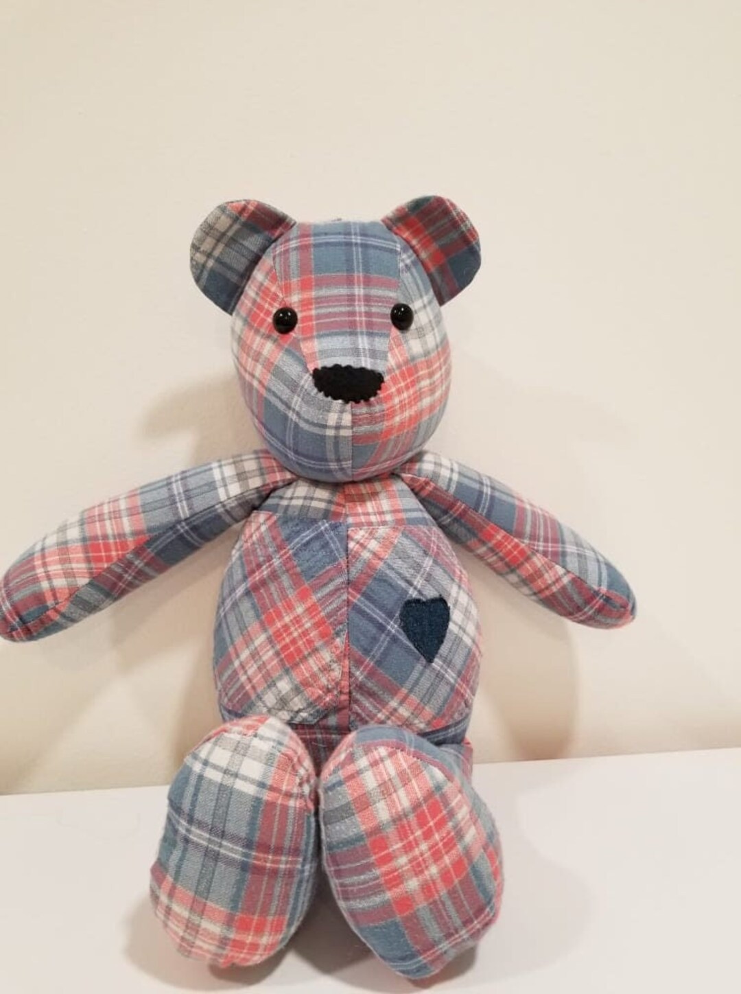 Memory Bear Custom Made From Loved Ones Clothing Keepsake Teddy Bear in ...