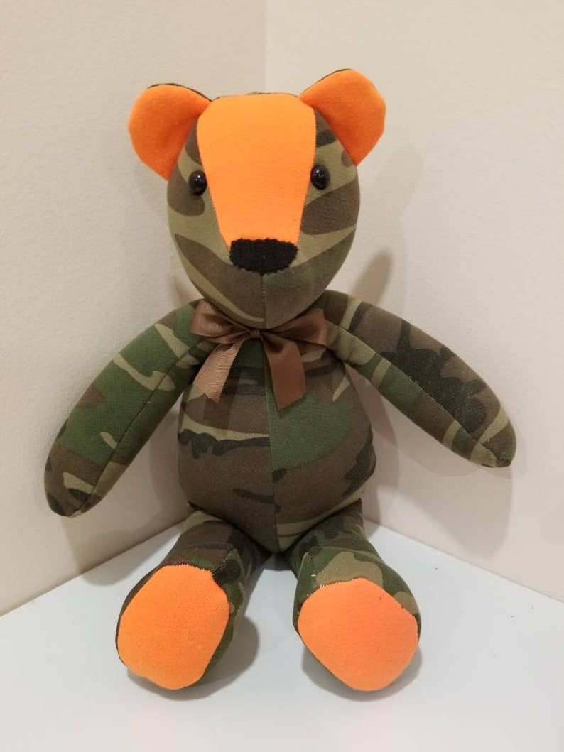 Memory Bear, Keepsake Teddy Bear, Custom Bear,loved Ones Clothing ...
