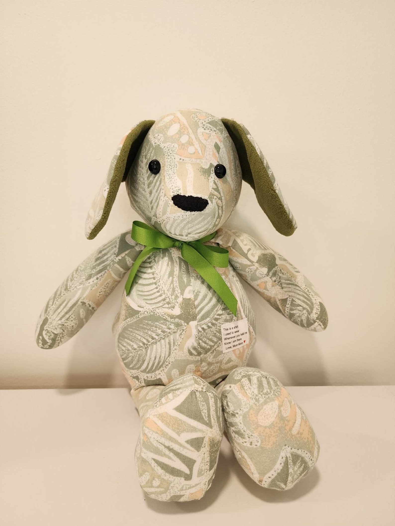 Memory Dog Custom Animal Made From Loved Ones Clothing Keepsake Dog ...