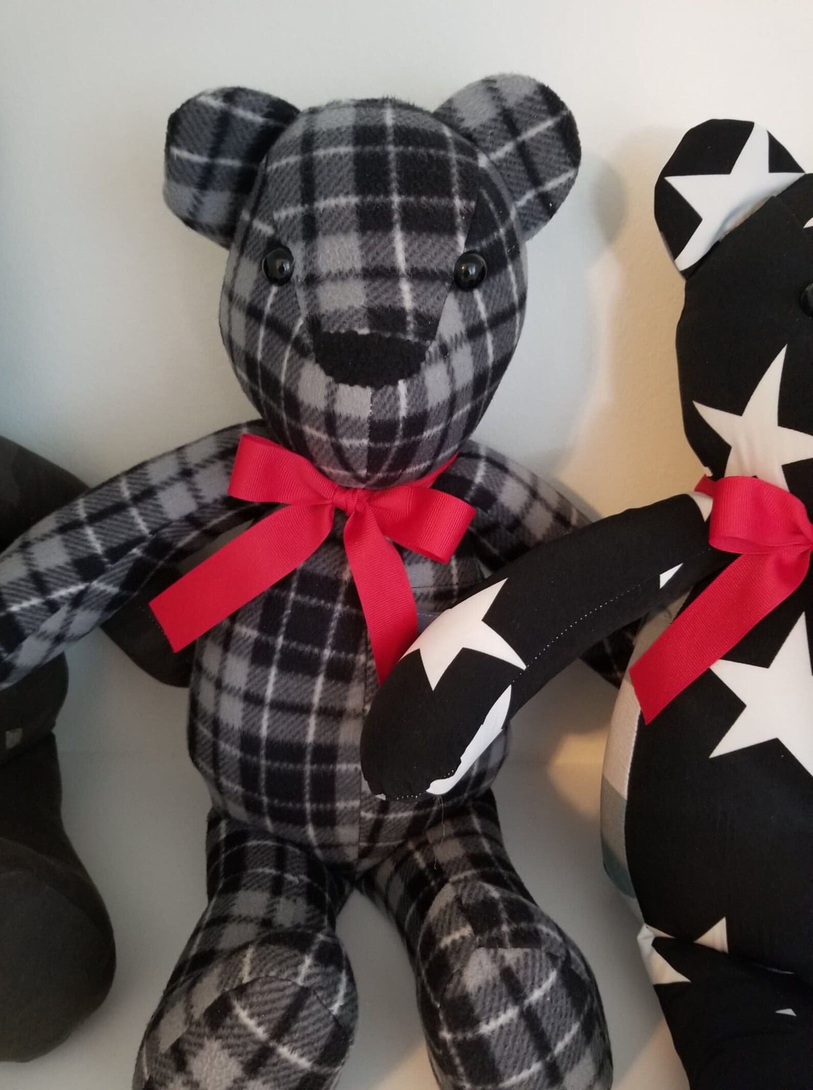Memory Bear Custom Made From Loved Ones Clothing Keepsake - Etsy