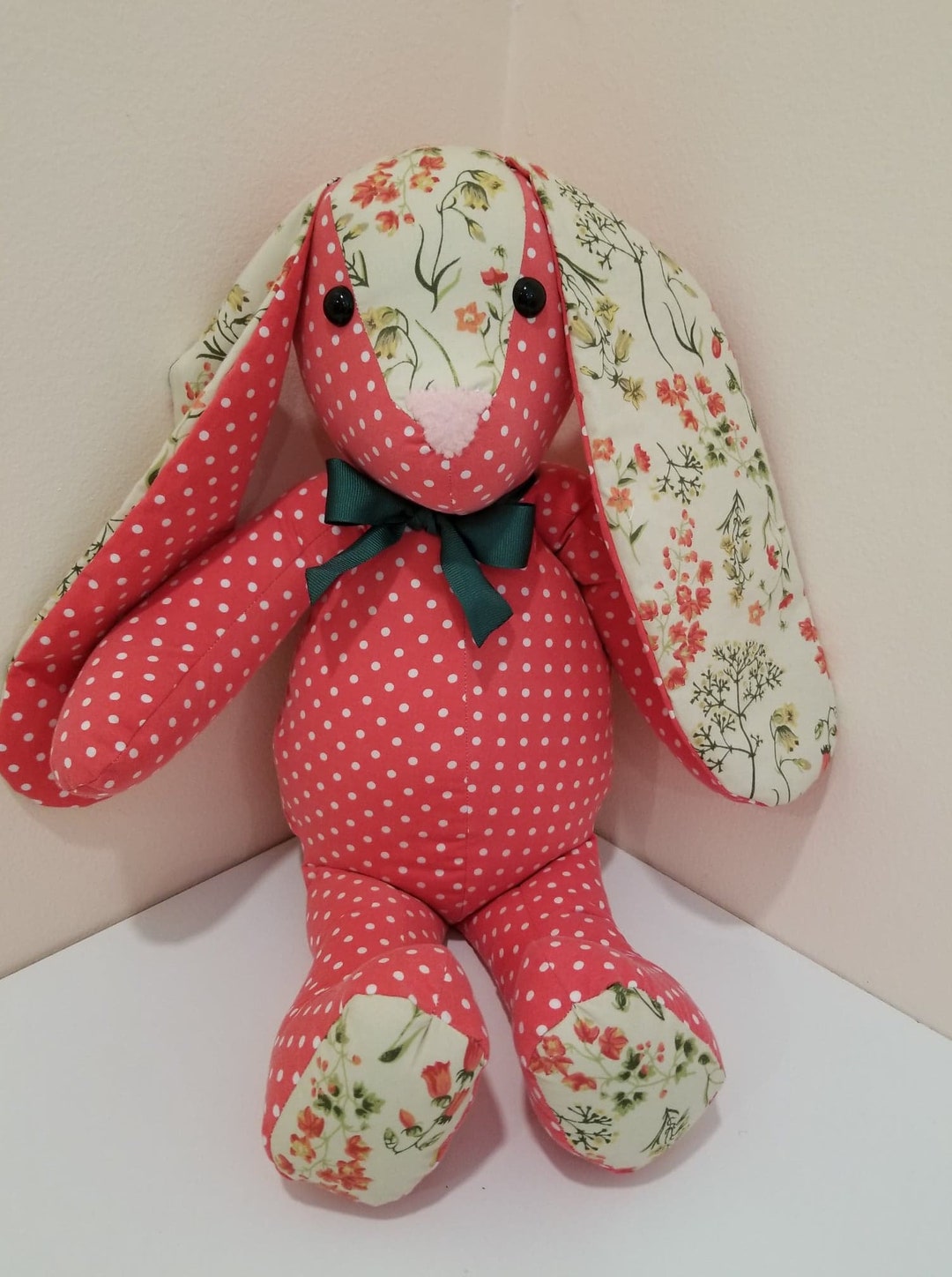 Memory Bunny, Bunnies Made From Loved Ones Clothing, 19" Bunny, Custom ...