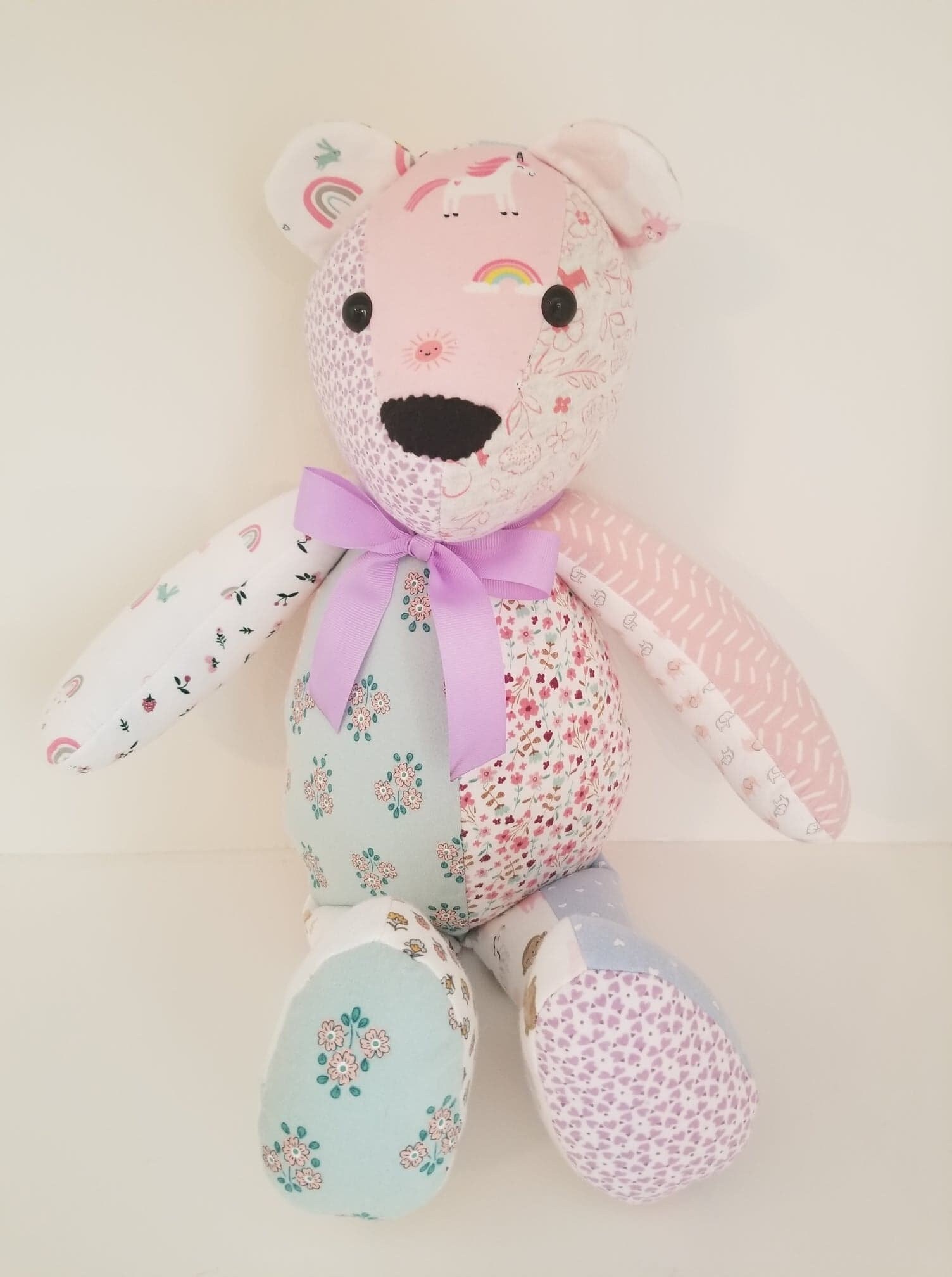 Memory Bear Custom Made From Baby Onesies Keepsake Teddy Bear Baby ...