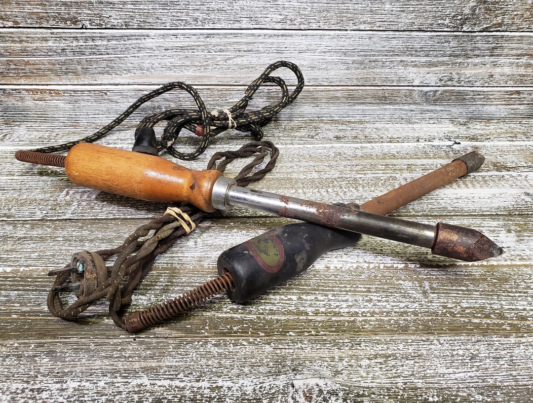 Vintage Soldering Irons, Old Tools Drakes Electric Works, Wards Eclipse ...