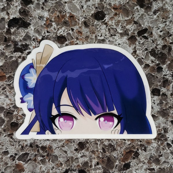 Genshin Raiden Sticker - Etsy