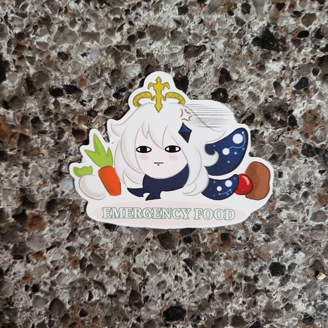 Paimon Emergency Food Sticker - Etsy