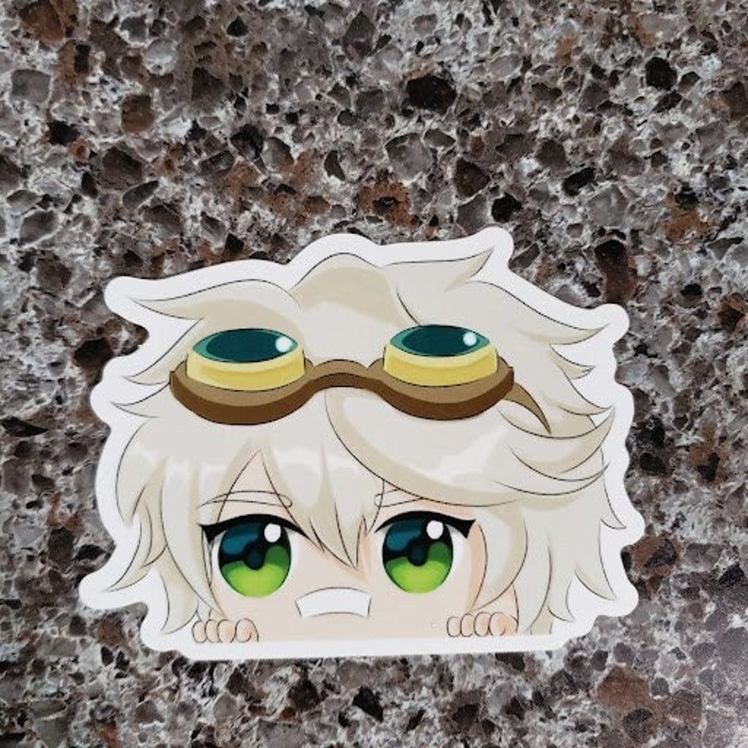 Bennett Peeker Vinyl Sticker | Genshin Peeker Decal | Bennett Vinyl Car ...