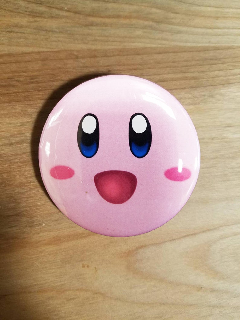 Kirby Pinback Button 2.25 Inch - Etsy