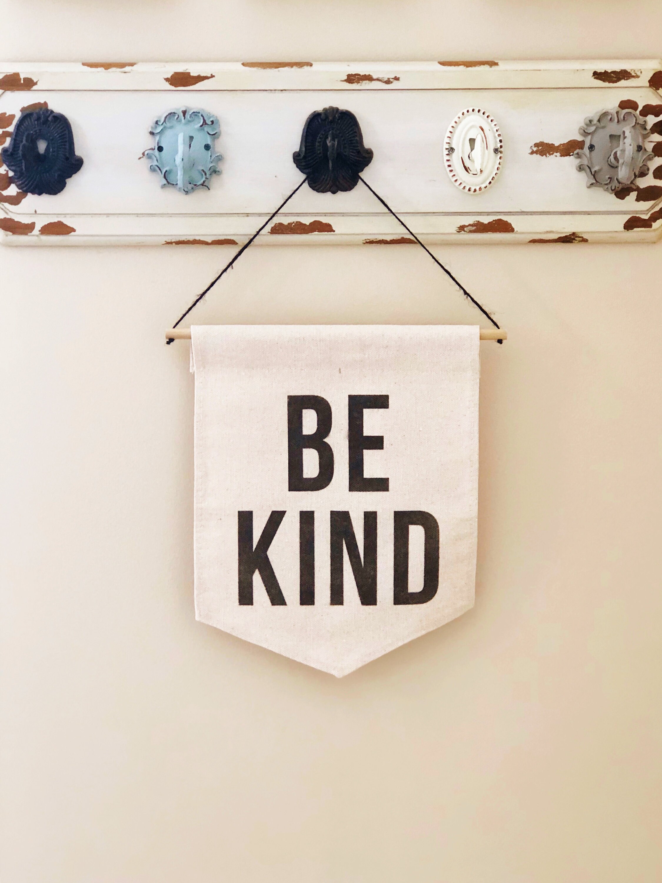 Be Kind Banner Wall Banner Canvas Banner Wall Hanging | Etsy