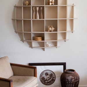 Floating Wall Shelf, Round, Sphere, Shelving Unit - Etsy
