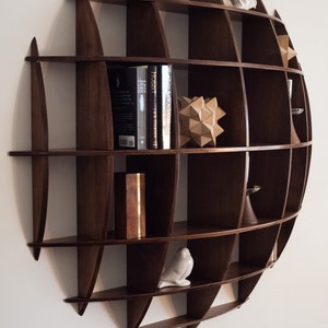 Floating Wall Shelf, Round, Sphere, Shelving Unit - Etsy