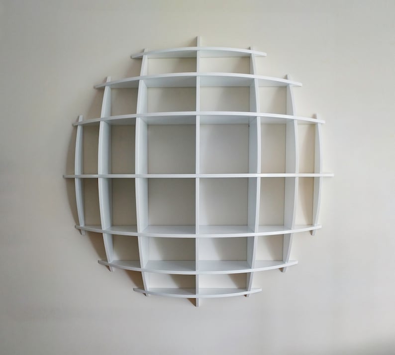 Floating Wall Shelf, Round, Sphere, Shelving Unit - Etsy