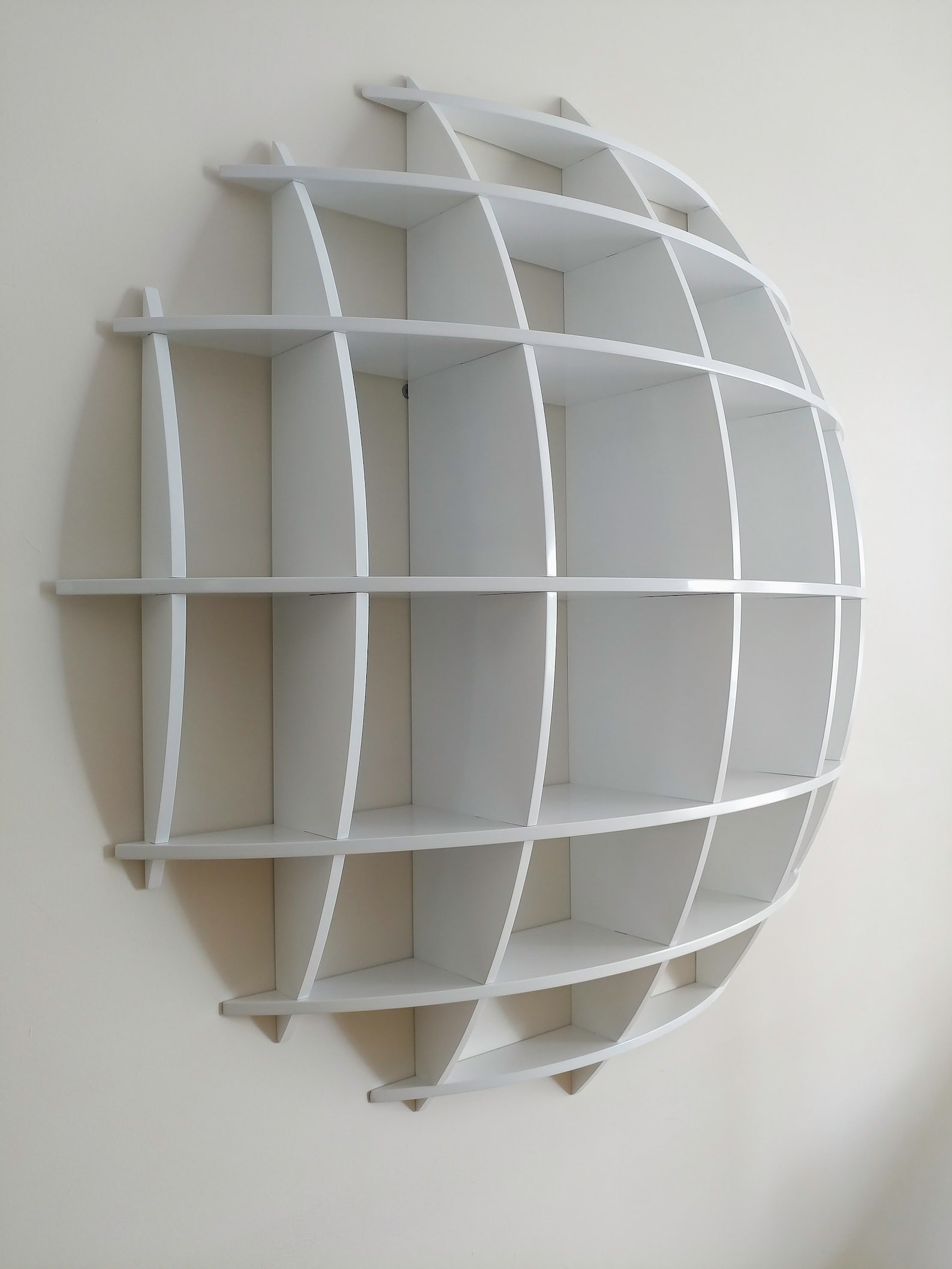 Floating Wall Shelf, Round, Sphere, Shelving Unit - Etsy