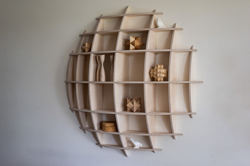 Floating Wall Shelf Round Sphere Shelving Unit - Etsy