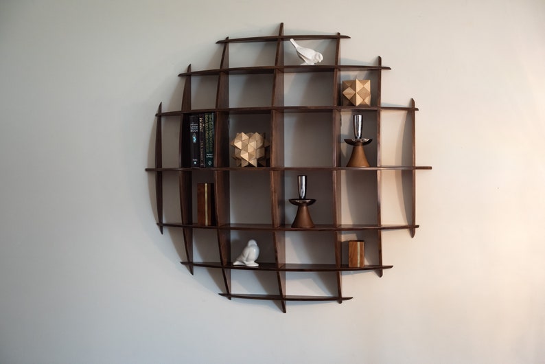 Floating Wall Shelf Round Sphere Shelving Unit - Etsy