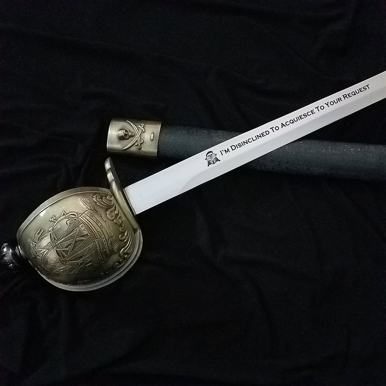 Personalized Pirate Cutlass Sword With Custom Engraved Blade | Etsy