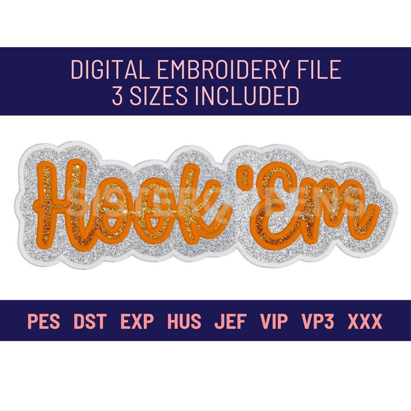 Hooks Applique - Etsy