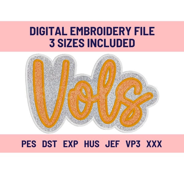 Vols Embroidery - Etsy