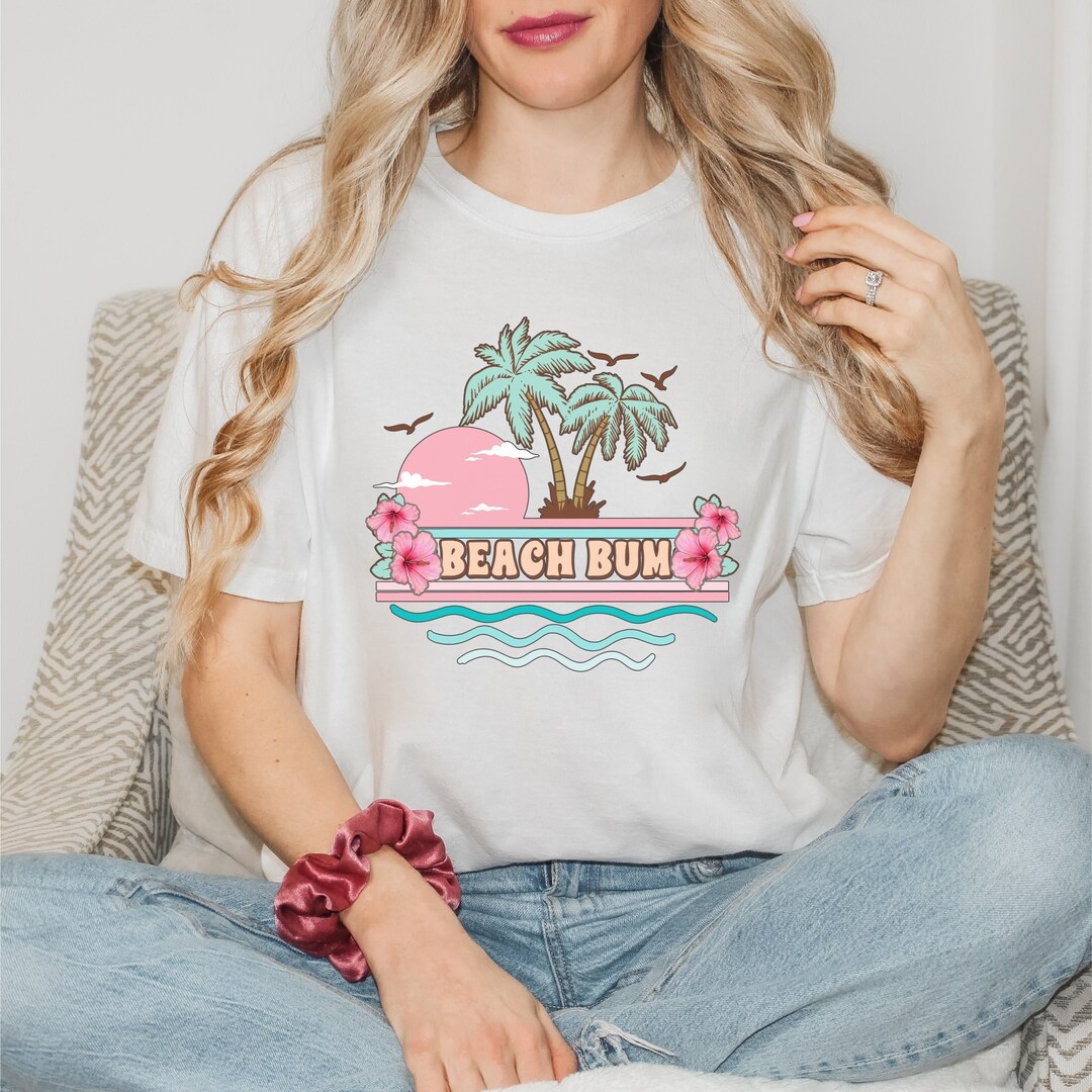 Beach Bum T-shirt, Beach Vibes Tee, the Ocean is Calling Shirt, Salty ...