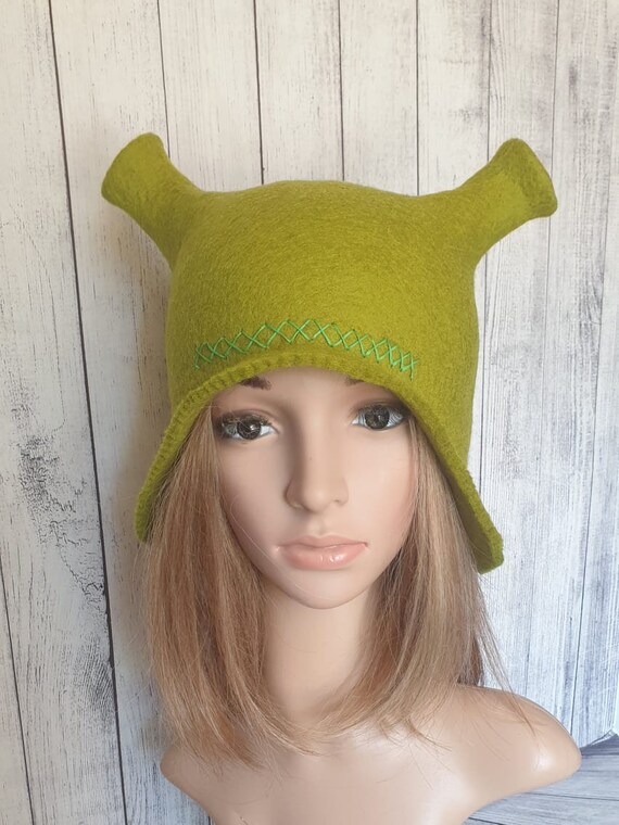 Shrek Fedora Memes Unisex Balaclava Monster Shrek Hat Wool Winter