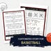 Basketball Escape Room, 12 Printable Puzzles, Time Machine Escape Room ...