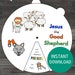 Jesus the Good Shepherd Coloring Wheel, Printable Sunday School Craft ...