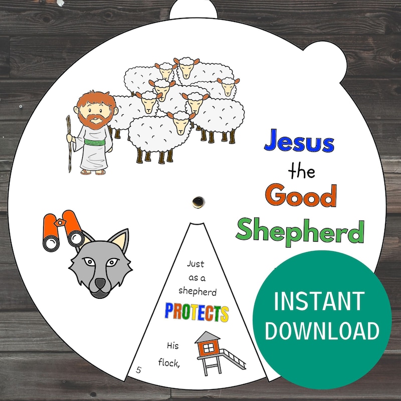Jesus the Good Shepherd - Etsy