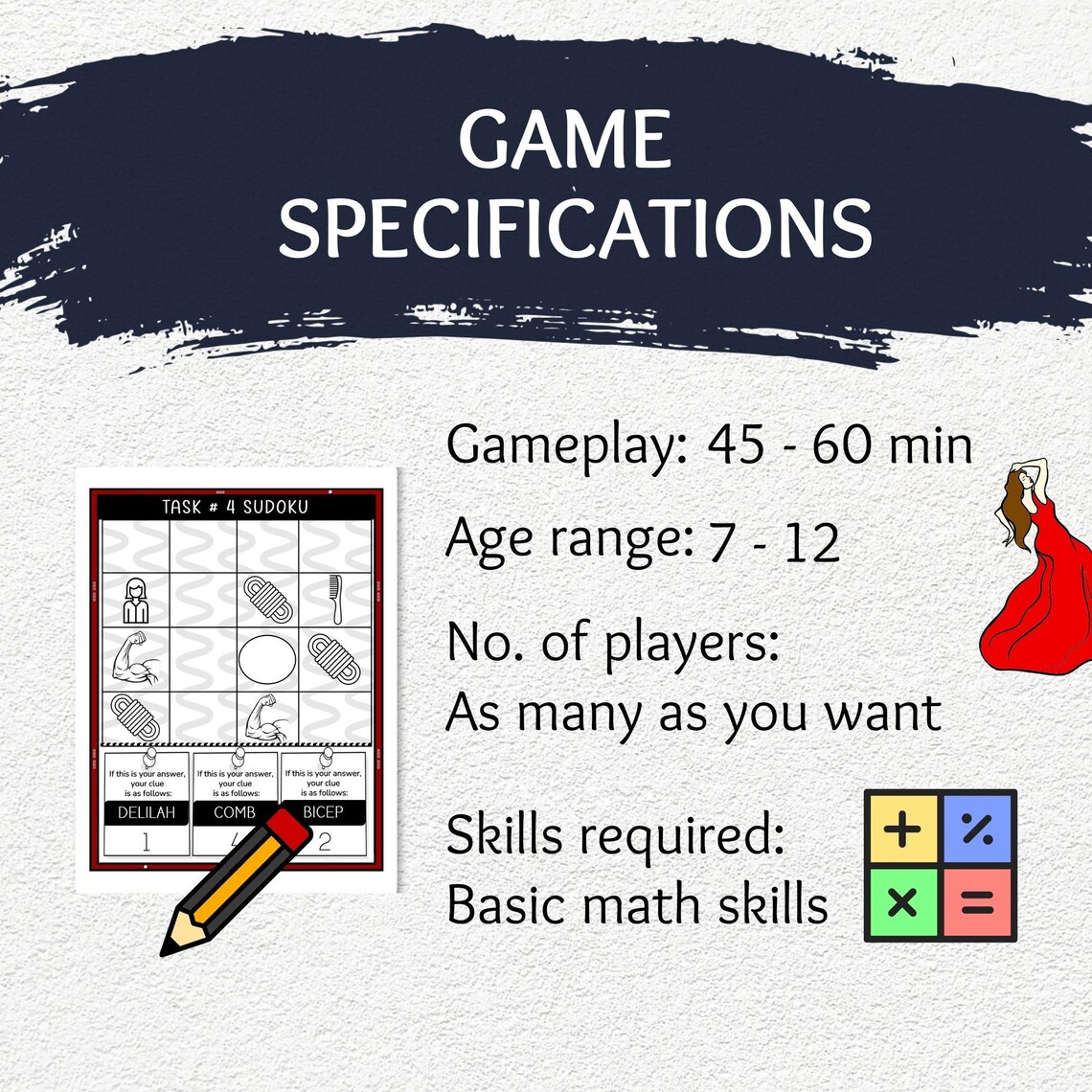 Samson Escape Room, 12 Printable PDF Puzzles, Samson Bible Activities ...