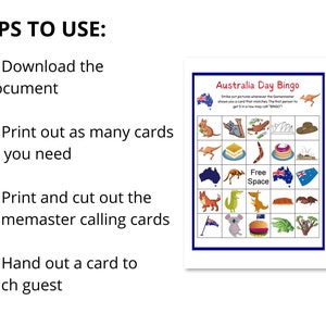 Australia Day Bingo, 50 Straya Day Bingo Printable Cards, Australian ...
