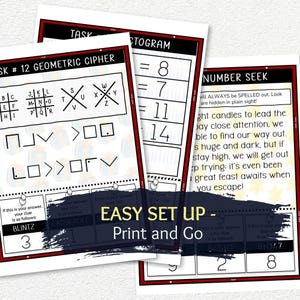 Hanukkah Escape Room, 12 PDF Games Printable, Hanukkah Party Games for ...