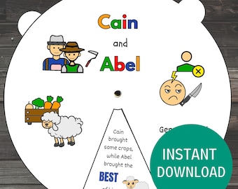 Cain and Abel Bible Craft - Etsy