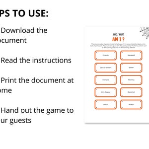 Halloween Who Am I Game, Halloween Guess Who, Who Am I Guessing Game ...