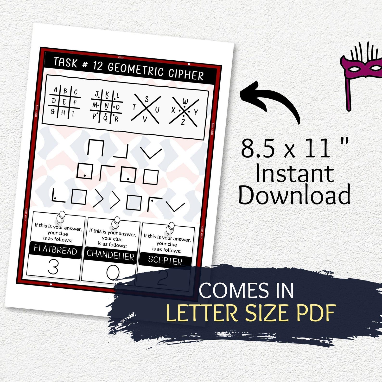 Esther Escape Room, 12 Printable Puzzles, Purim Activities and Lessons ...