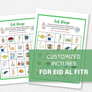 Eid Games Bingo Cards, 25 Printable Eid Al Fitr Bingo Cards, Ramadan ...
