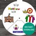 Sunday School Coloring Wheel Bundle, 12 Printable Sunday School Craft ...