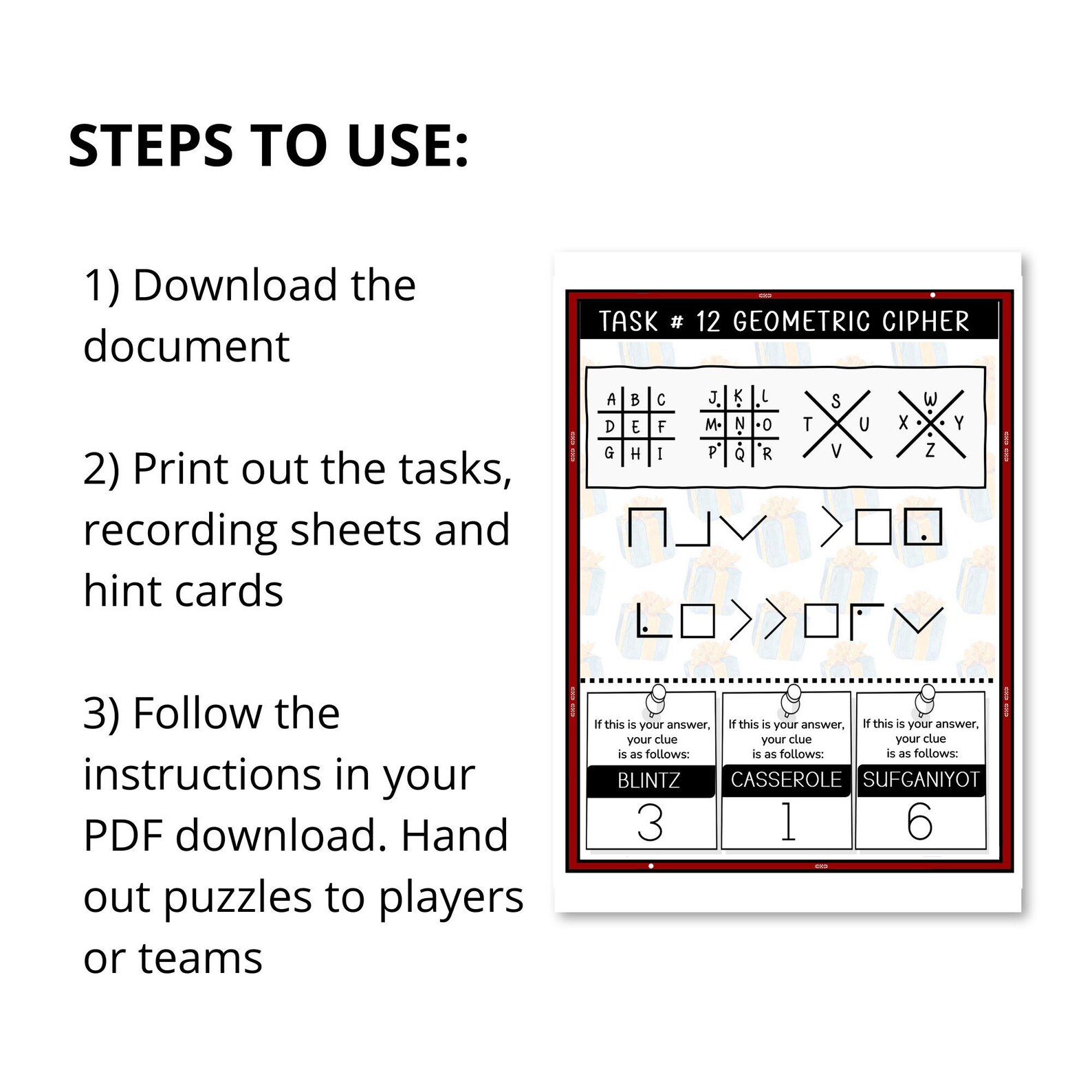 Hanukkah Escape Room, 12 PDF Games Printable, Hanukkah Party Games for ...