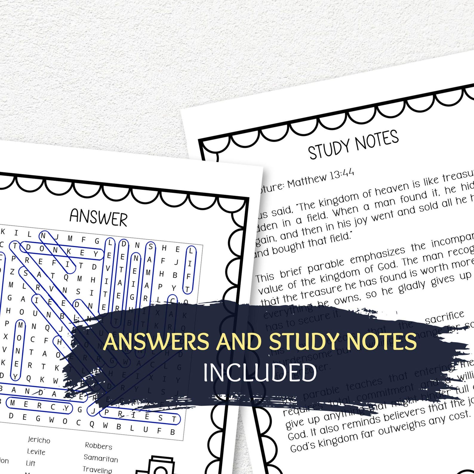 Parable of the Yeast Word Search, Printable Sunday School Activity With ...
