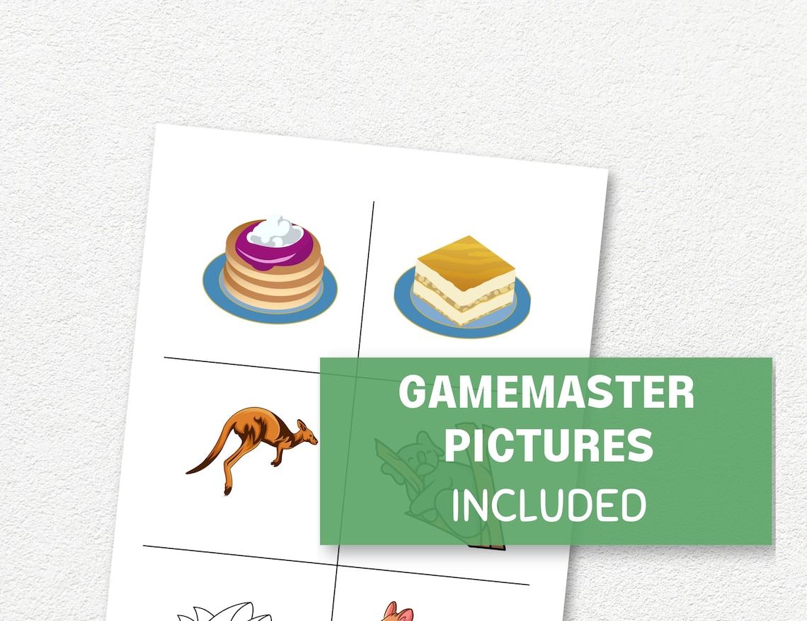 Australia Day Bingo, 50 Straya Day Bingo Printable Cards, Australian ...