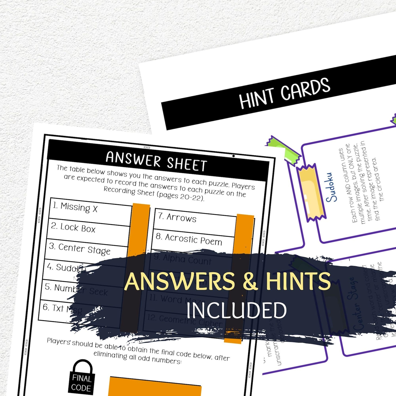 Basketball Escape Room, 12 Printable Puzzles, Time Machine Escape Room ...