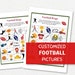 Football Bingo, 50 American Football Bingo Cards Printable, the Big ...