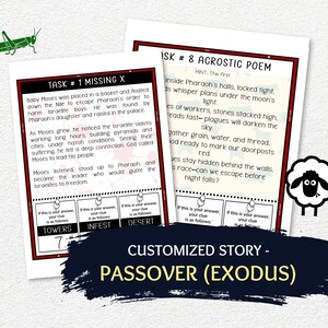 Passover Escape Room, 12 Printable PDF Puzzles, Ten Plagues Game ...