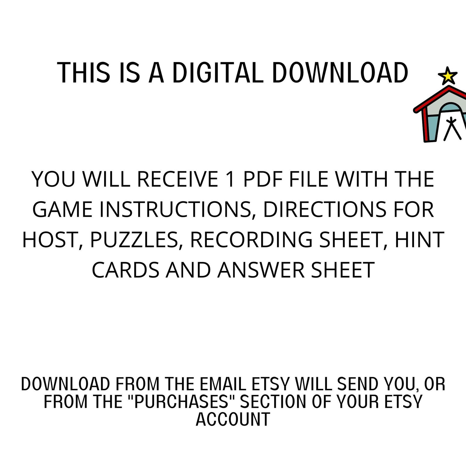 Nativity Escape Room, 12 Printable PDF Puzzles, Christmas Nativity ...