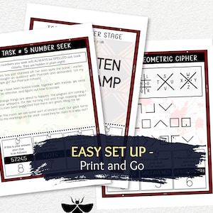 Passover Escape Room, 12 Printable PDF Puzzles, Ten Plagues Game ...