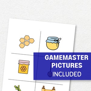 Rosh Hashanah Bingo Game, Rosh Hashanah Activity for Family, 25 ...