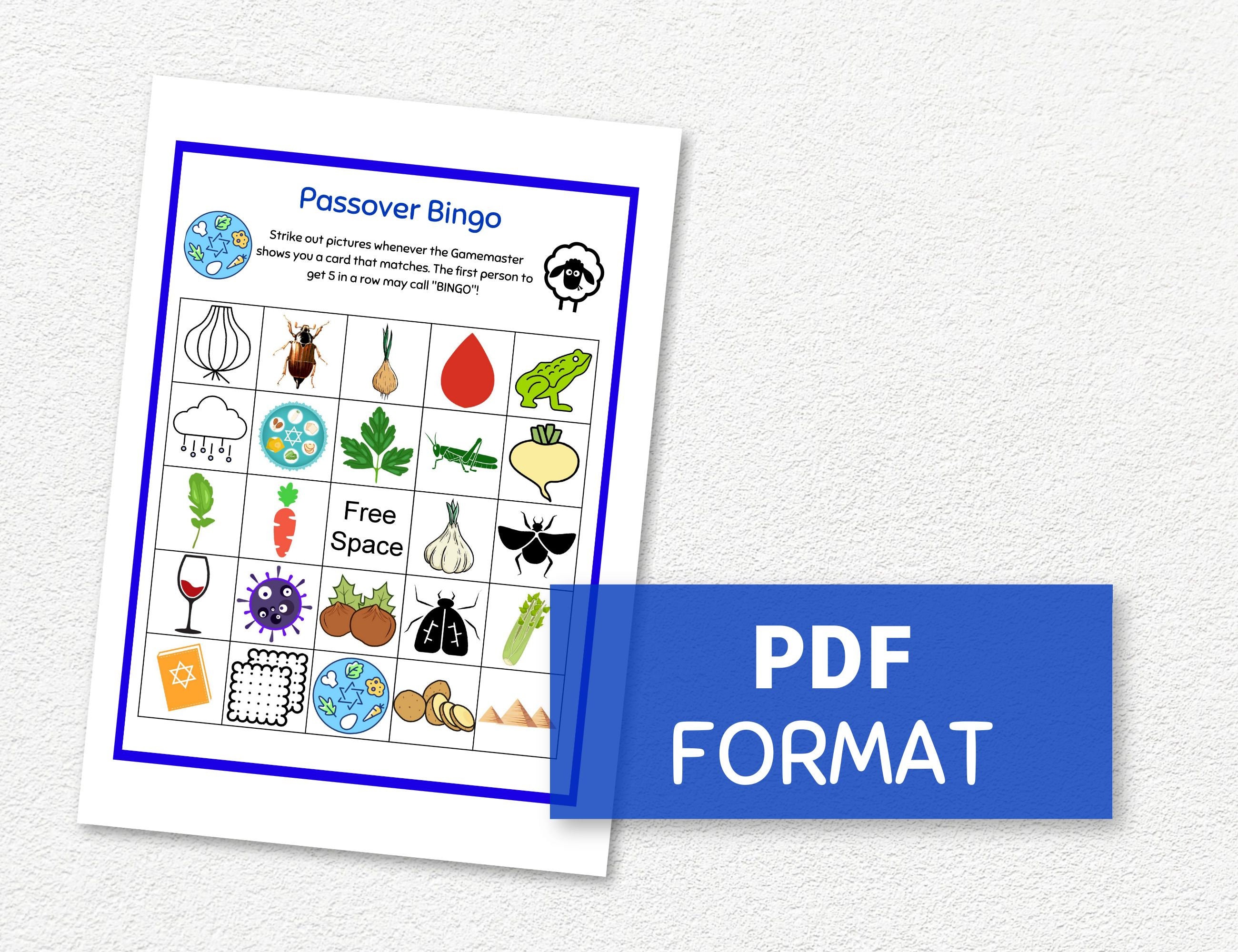 Bingo de Pascua 50 tarjetas imprimibles de bingo juego de - Etsy España