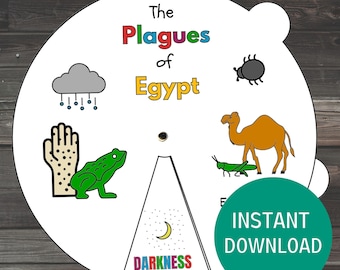 The 10 Plagues of Egypt, Printable Bible Craft and Lesson for Kids ...